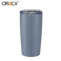 China Factory Wholesale 600ml Double Wall Stainless Steel Thermos Vacuum Coffee Mug with Lid for sale