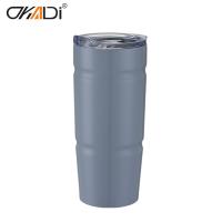 China Hot selling  720ml Eco friendly Stainless Steel Vacuum Flask Outdoor Mug with Transparent Lid for sale