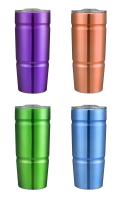 China Hot selling  720ml Eco friendly Stainless Steel Vacuum Flask Outdoor Mug with Transparent Lid for sale