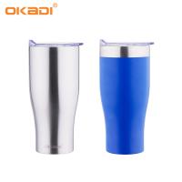 China Bpa Free Double Wall Steel Vacuum Flask Insulated Travel Tumbler Flask Coffee Mug for sale