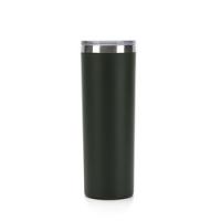 China Hot Selling Stainless Steel Vacuum Flask Straight Tumbler Travel Mugs with Slide Lid for sale