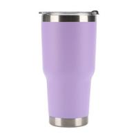 China Eco Friendly Stainless Steel Vacuum Flask Insulated Travel Tumbler Coffee Mugs with Lid for sale