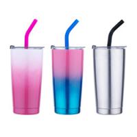 China High Quality Stainless Steel Vacuum Thermos Travel Tumbler Outdoor Coffee Mugs with Lid for sale