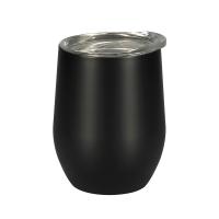 China 12oz Customized Stainless Steel Vacuum Insulated Wine Tumbler Coffee Mugs with Lid and Straw for sale