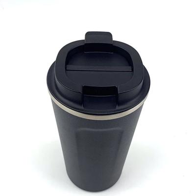 China Popular 500ml Stainless Steel Vacuum Flask Travel Coffee Tumbler Tea Mugs with Lid for sale