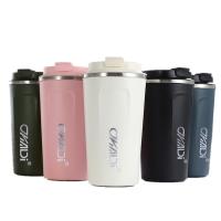 China Popular 500ml Stainless Steel Vacuum Flask Travel Coffee Tumbler Tea Mugs with Lid for sale