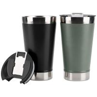 China Customized Stainless Steel Vacuum Coffee Tumbler Flask Tumbler Mugs with Slide Lid for sale