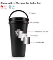 China High Quality Stainless Steel Vacuum Insulated Coffee Tumbler Wine and Tea Mugs with Lid for sale