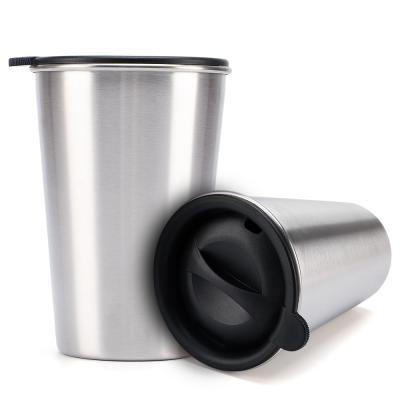 China Factory Double Wall Stainless Steel Vacuum Insulated Coffee Tumbler Portable Wine Mugs for sale