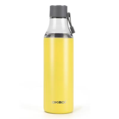 China Double Wall Stainless Steel Cup Water Bottle Thermos Vacuum Tea Flask Two Lid for sale