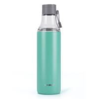 China Double Wall Stainless Steel Cup Water Bottle Thermos Vacuum Tea Flask Two Lid for sale
