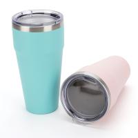 China Double Wall Stainless Steel Vacuum Flask Coffee Tumbler Insulated Portable Car Mug for sale