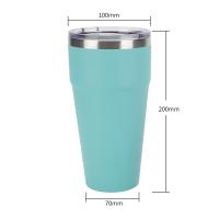 China Double Wall Stainless Steel Vacuum Flask Coffee Tumbler Insulated Portable Car Mug for sale