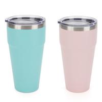 China Double Wall Stainless Steel Vacuum Flask Coffee Tumbler Insulated Portable Car Mug for sale