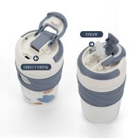 China New Design Cute Blue Custom Logo Vacuum Insulated Coffee Mugs Stainless Steel Coffee Mug Cup with Lid for sale
