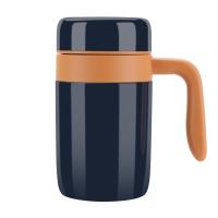 China Winter Warm Stainless Steel Vacuum Tea Cup with Lid Tumbler with Handle For Office for sale