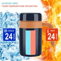 China Winter Warm Stainless Steel Vacuum Tea Cup with Lid Tumbler with Handle For Office for sale