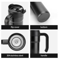 China Hot stainless steel mugs with handle for thermal insulation and cold protection for sale