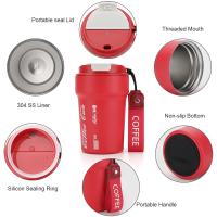 China 12oz Bpa Free Double Wall Steel Vacuum Flask Insulated Travel Tumbler Flask Coffee Mug for sale