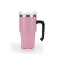 China 20 oz/30 oz Customizable Double Wall Stainless Steel Vacuum Flask Insulated Travel Tumbler  Mugs with Lid for sale