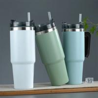 China 20 oz/30 oz Customizable Double Wall Stainless Steel Vacuum Flask Insulated Travel Tumbler  Mugs with Lid for sale