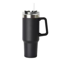 China 40 oz Stainless Steel Tumbler Customizable Double Wall Stainless Steel Vacuum Flask Mugs with Lid for sale