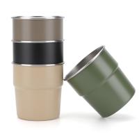 China Stainless Steel Beer Mug Vacuum Coffee Glitter Tumbler Custom Logo 12 OZ Double Walled Insulated Mug for sale