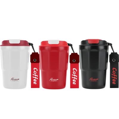 China 380ml BPA Free Double Wall Steel Vacuum Flask Insulated Travel Tumbler Flask Coffee Mug for sale