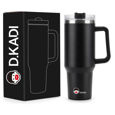 China 40 oz Stainless Steel Tumbler Customizable Double Wall Stainless Steel Vacuum Flask Mugs with Lid for sale
