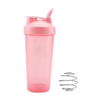 China Custom Logo Mixing Water Drink Gym Blender Protein Shaker Bottle Plastic Portable Blender Shaker Bottle With Ball for sale