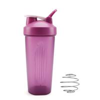 China Custom Logo Mixing Water Drink Gym Blender Protein Shaker Bottle Plastic Portable Blender Shaker Bottle With Ball for sale