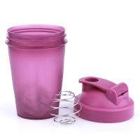 China Sport Custom Logo Design Protein Shaker With Mixer Ball Water Bottle Shaker Bottle For Gym Outdoor 400ml for sale