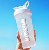 China 600ml Bpa Free Water Bottle With Custom Logo Plastic Shaker Protein Sport Shaker Bottle for sale