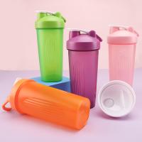 China 600ML Easy to Clean and Easy to Carry High Quality Plastic Sports Water Cup with Handle for sale