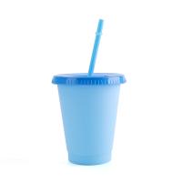China 10 Oz Insulated Vacuum Tumbler Mug PP Cold Color Changing Party Cups Set 5pcs/Sets Juice Mugs for sale