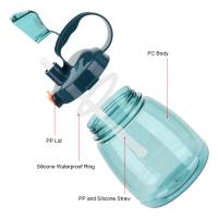 China 1300ml sublimation Vacuum Tumbler Mug with straw and lid Sports Bottle Cute Trending Gym For Outdoor Travel for sale