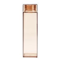 China 16 oz tumbler travel mug coffee Transparent Square Colorful Plastic Sport Water Bottle Outdoor for sale