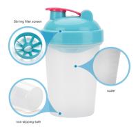 China 550ml  Custom Logo Protein Shaker With Mixer Ball Water Bottle BPA FREE  For Gym Outdoor for sale