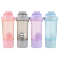 China 500ml 16 Oz Insulated Mug With Handle With Mixer Ball Sports Protein Joy for sale