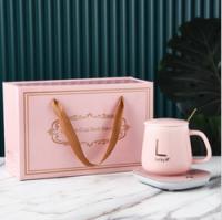 China Tumbler Travel Vacuum Mug 300ml Smart Ceramic Sublimation Coffee Cup Mugs Thermostat Cup Gift Box for sale