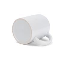 China Best Quality White Wholesale Travel Ceramic Tea Mug, 330ml Thick Wall Sublimation Heat Coffee Porcelain Mug with Handle for sale