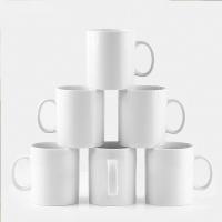 China Custom Vacuum Insulated Tumbler 12 Ounce Vacuum Mug Ceramics White Blank Mug For Sublimation for sale