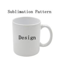 China Custom Vacuum Insulated Tumbler 12 Ounce Vacuum Mug Ceramics White Blank Mug For Sublimation for sale