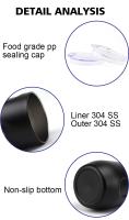 China Travel Mug 300ml 380ml 400ml 420 Ml 12 Oz Stemless Stainless Steel Insulated Wine Glass Coffee Mug for sale