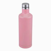 China 500ml Red wine bottle metal vacuum flask stainless steel insulated funky thermos flasks for sale