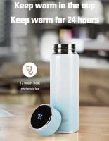 China High Quality Stainless Steel Compact Convenient and Long Term Heat Preservation Intelligent Temperature Display Cup for sale