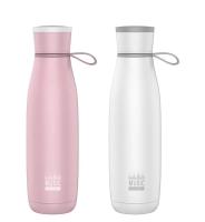 China 2023 hot  selle double wall vacuum stainless steel smart water bottle wtih LED for sale