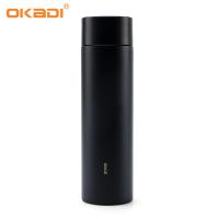 China 430ML High Vacuum 304 Stainless Steel Beautiful Temperature Display Business Water Cup for sale