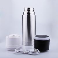 China 2022 Music Private Label Smart LED Bottle Speaker 500ML Stainless SteeL Vacuum Speaker Water Bottle/ for sale