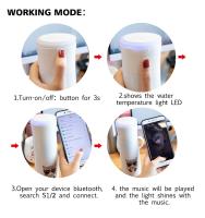 China Stainless Steel Vacuum Travel Mug 0.35 L 12 Oz S/S Double Wall Tumble Speaker Led Bulb Water Proof Lamp Blanks for sale